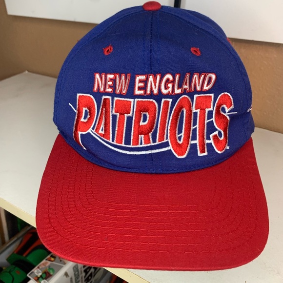 NFL | Accessories | Vintage New England Patriots Snap Back Hat Nfl Team ...